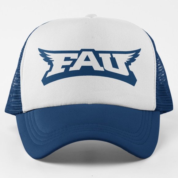 Accessories | New Florida Atlantic Owl Winged Fau Foam Trucker Mesh ...